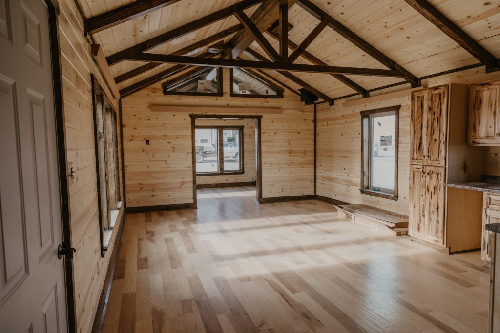 Perfectly Sized Log Cabins - Trailside Structures LLC