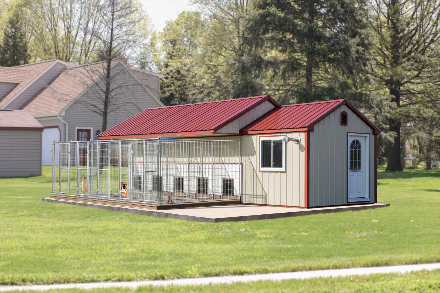 Custom Built Dog Kennels - Trailside Structures LLC
