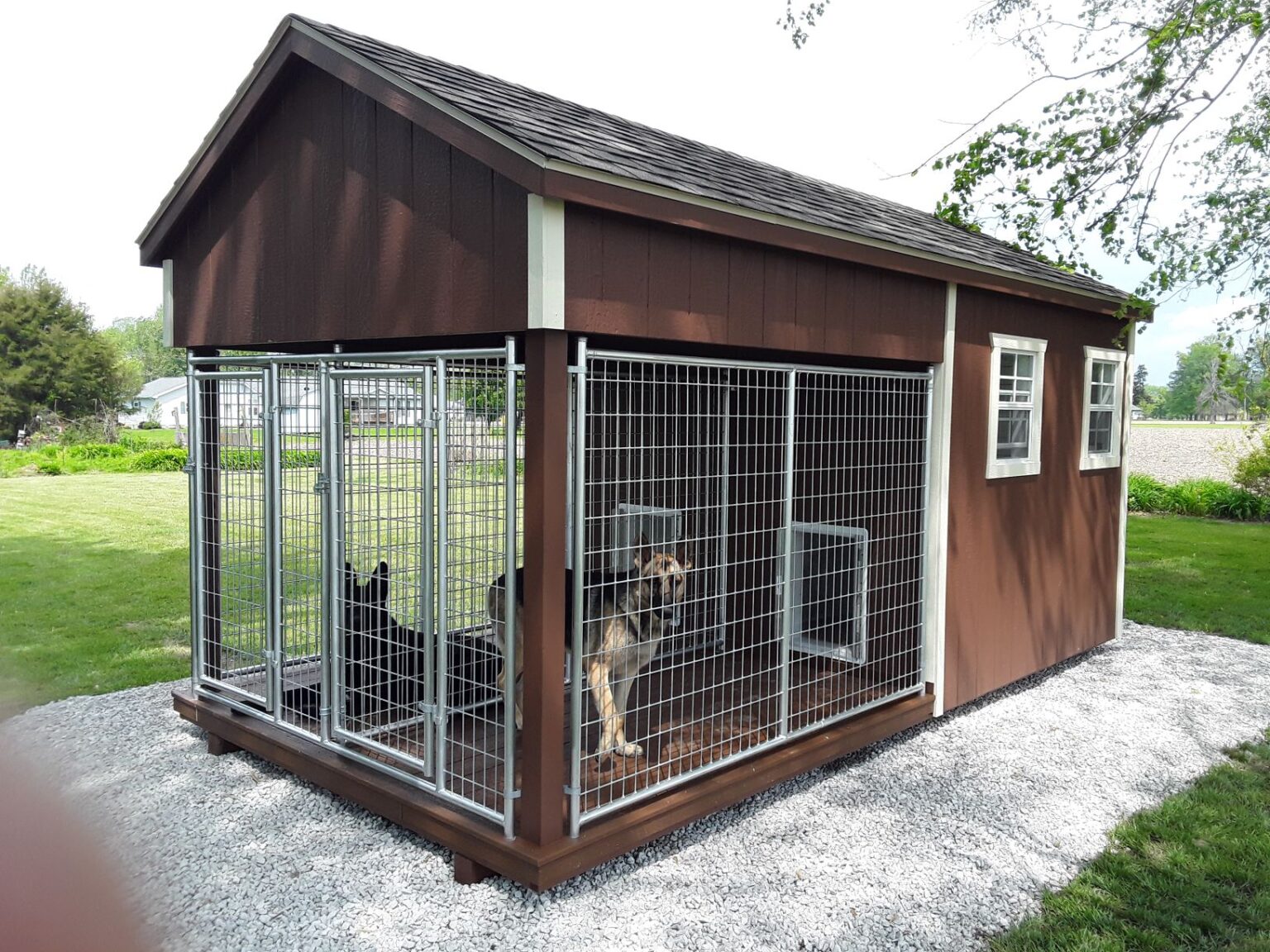 Custom Built Dog Kennels - Trailside Structures LLC