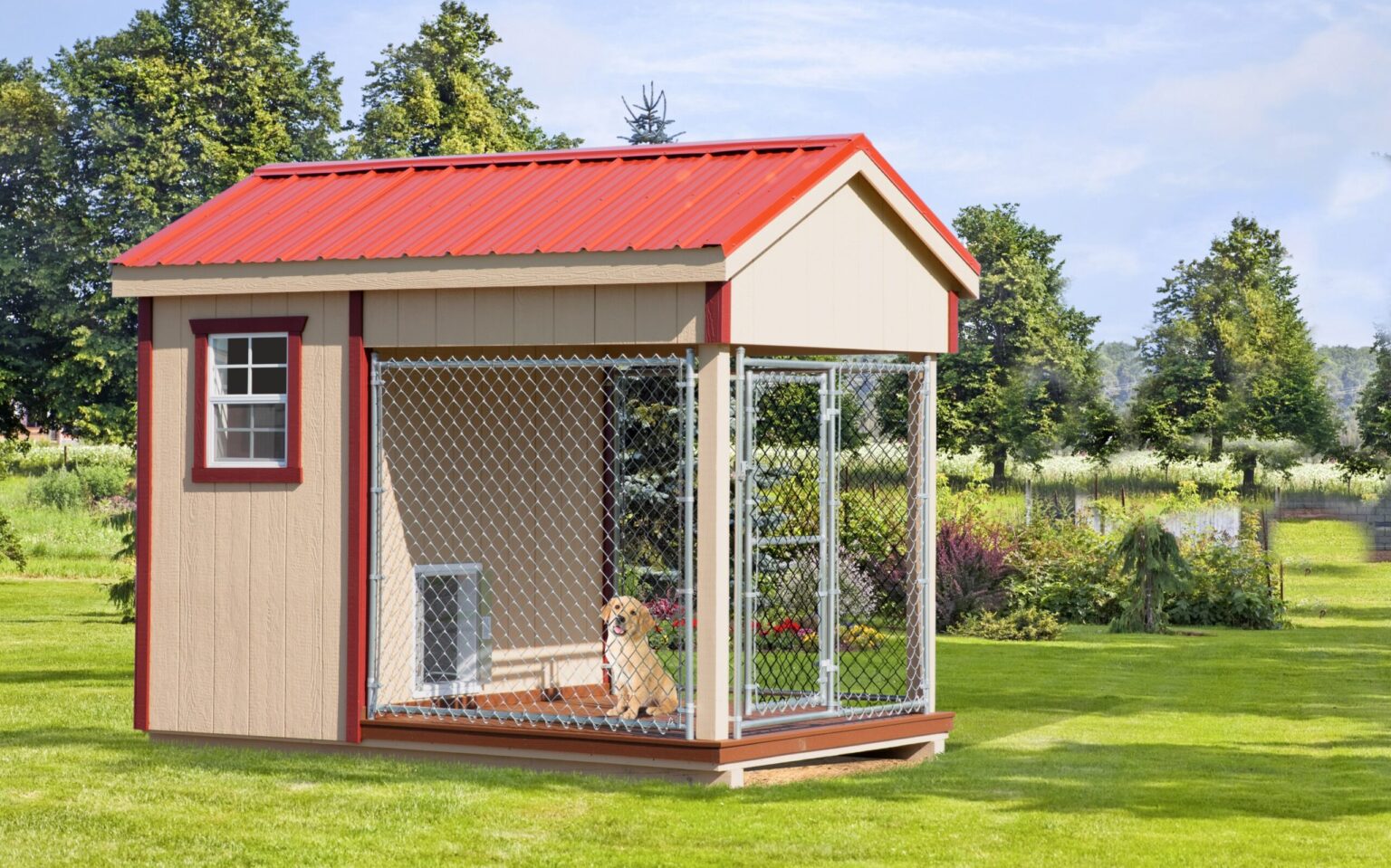 Custom Built Dog Kennels - Trailside Structures LLC